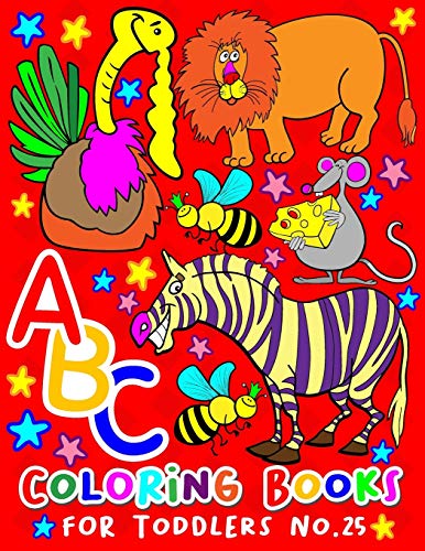 ABC Coloring Books for Toddlers Book4: A to Z coloring sheets, JUMBO ...
