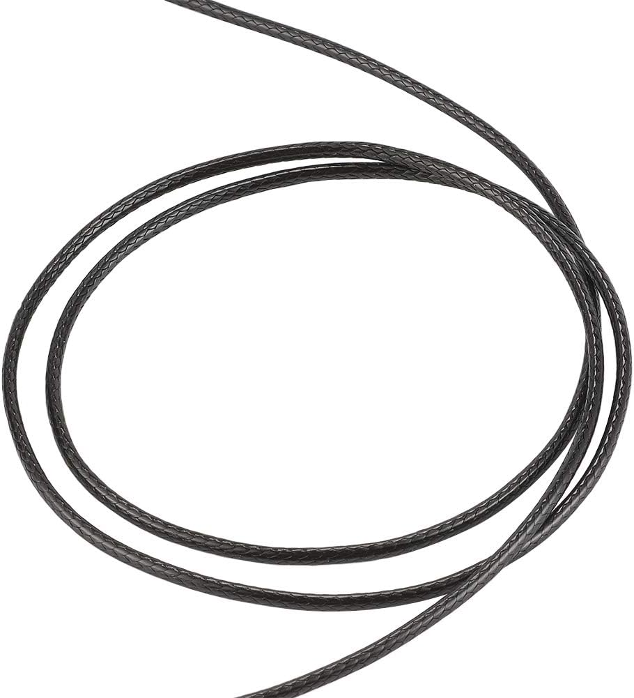 PandaHall 100 Yards/Roll 2mm Braided Waxed Polyester Cord String DIY ...