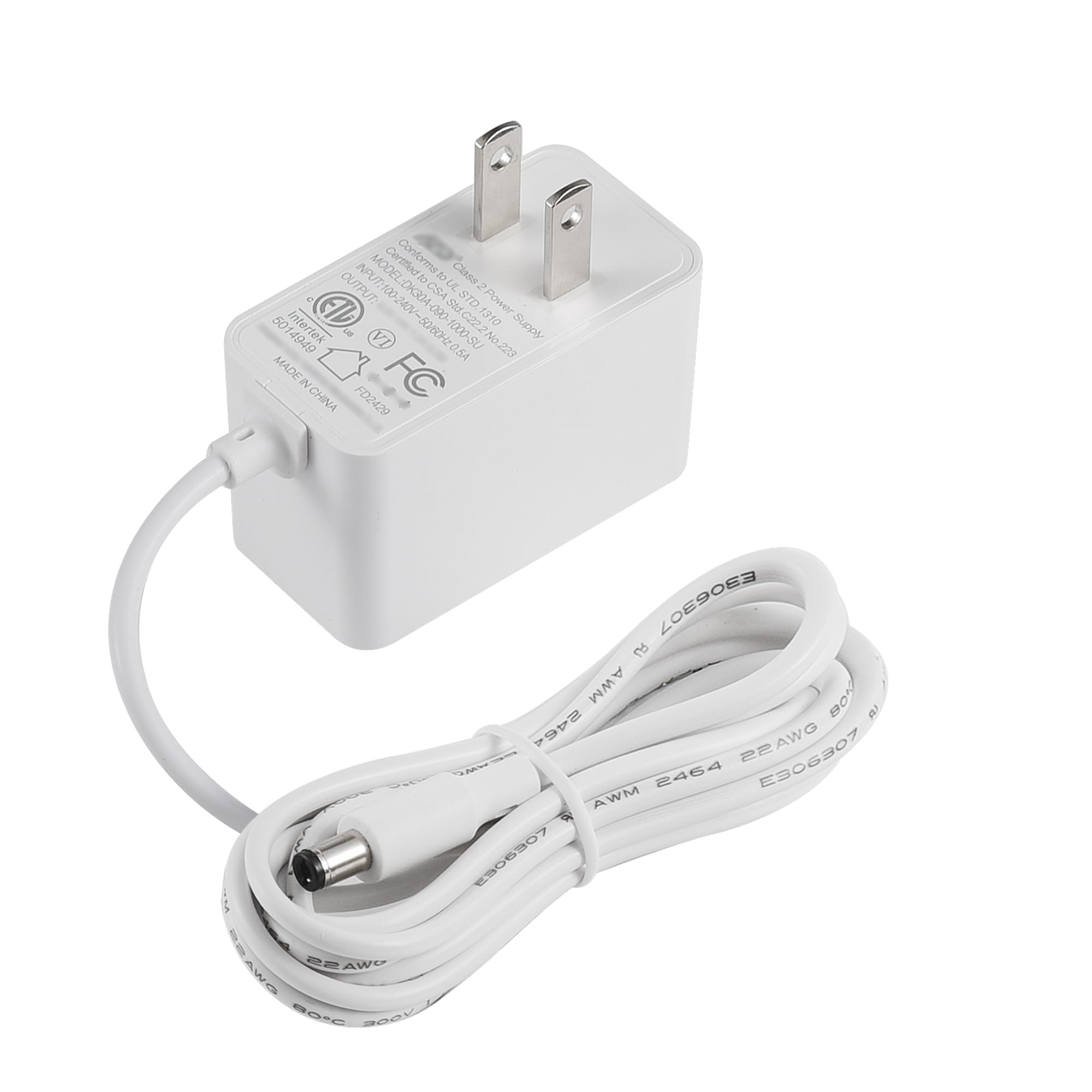 Tonton 9V 1A 5FT/1.5M AC DC 100V-240V Power Supply Adapter Cord for ...