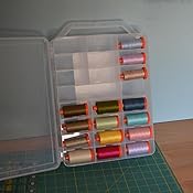 Creative Options 10.13 x 3.25 x 14.25-inch Thread Organizer, Clear ...