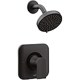 Moen T2192BL Align Posi-Temp Pressure Balancing Modern Shower Trim Kit ...