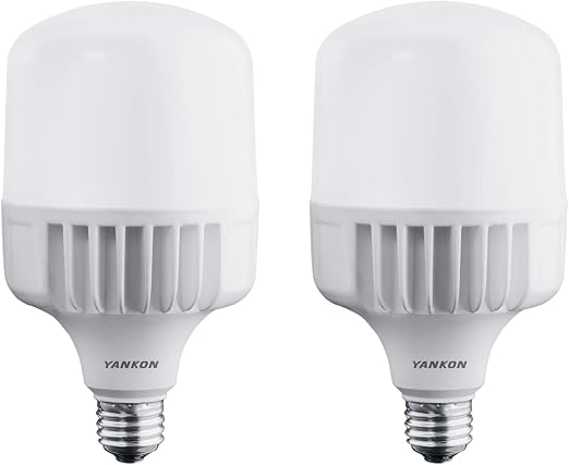 YANKON Paquete de 2 Focos LED de Alta Potencia. Consume 20W Ilumina ...