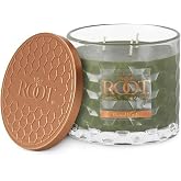 Amazon.com: Root Candles Scented Candles Honeycomb Glass Premium ...