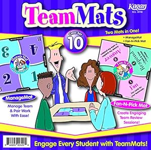 Amazon.com : Kagan Cooperative Learning Teammats Class Set - Managemats ...