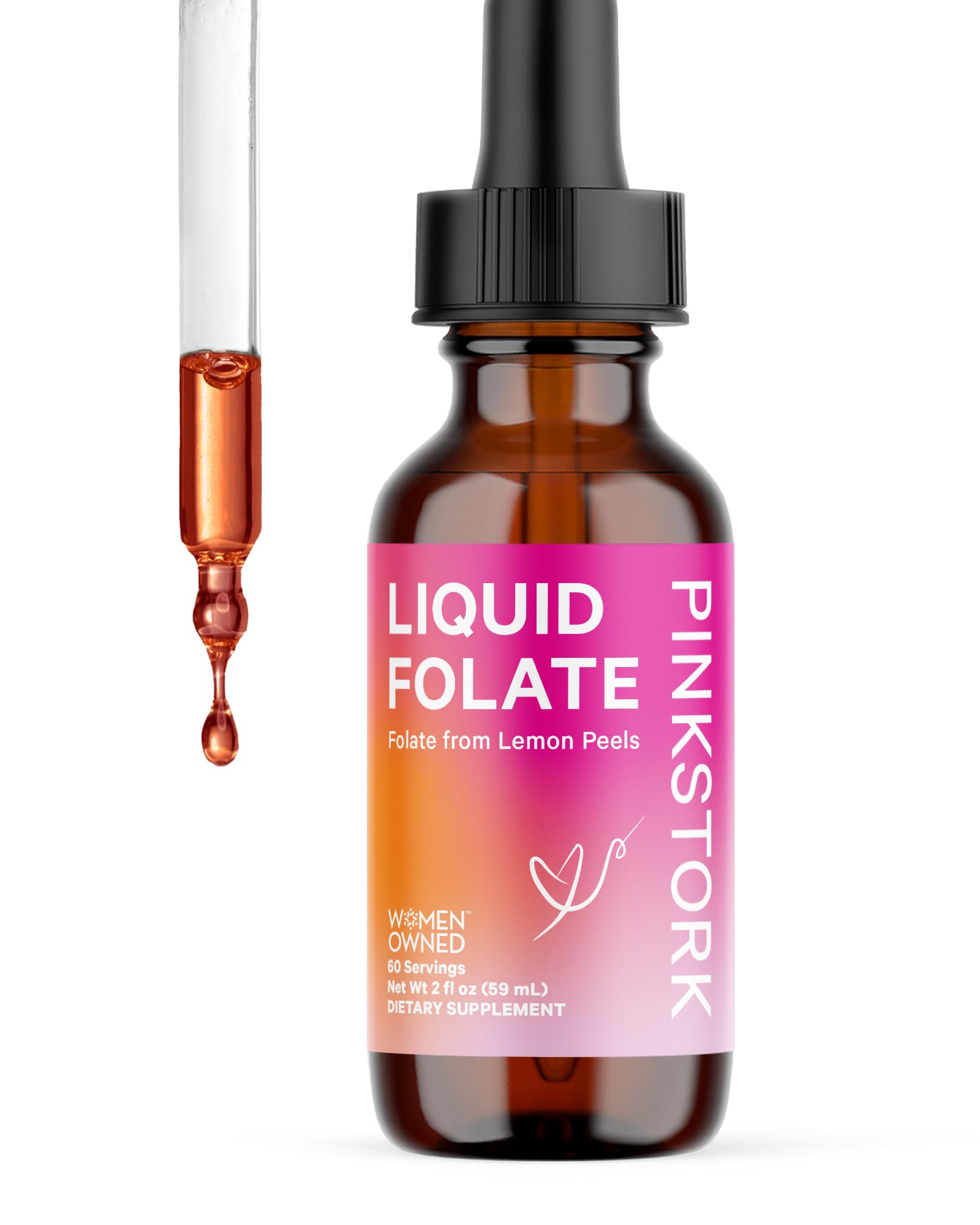 Mua Pink Stork Liquid Folate: Whole-Food Vitamin B9 from Lemon Peels ...