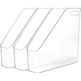 Amazon.com: mDesign Plastic Slim Vertical File Folder Storage Organizer ...