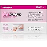 Amazon.com : Dashing Diva Nail Guard Protective Strips, 54 ct : Beauty