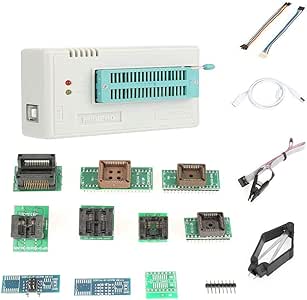 Amazon.com: USB Programmer, TL866II Plus Programmer USB EEPROM Flash BIOS Programmable Logic ...
