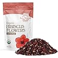 Amazon.com : Halo Naturals Organic Hibiscus Flowers Cut & Sifted, 4 Ounces (Hibiscus sabdariffa ...