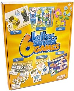 Junior Learning Different Letter Sound Games (Set of 6), Multi (JL400 ...