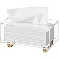 Amazon.com: HBlife Clear Tissue Box Cover Rectangle Acrylic Tissue Box ...