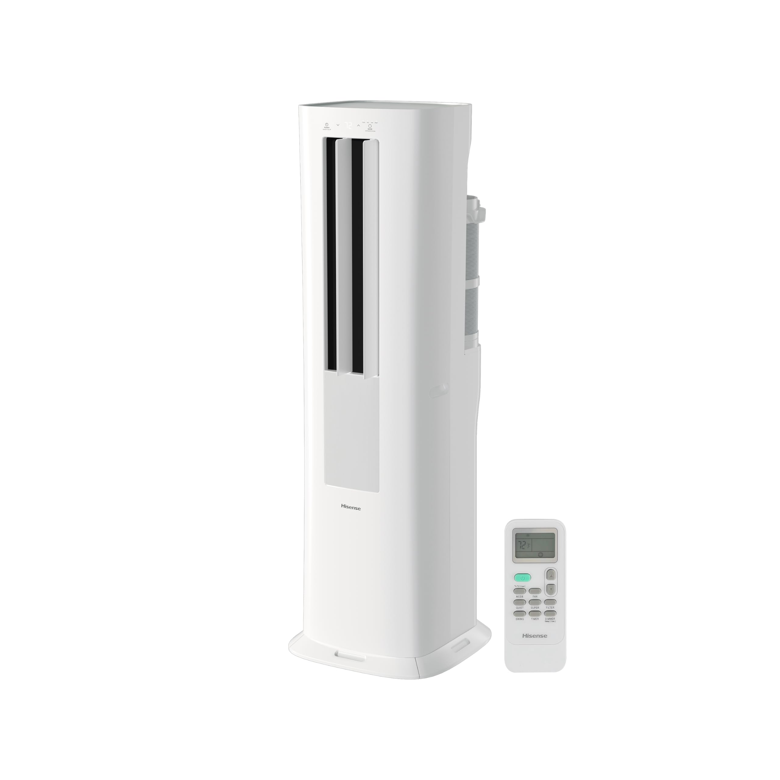 Hisense API0825UW1D Smart Inverter Twin Hose 8,000 BTU (DOE) 350 SF ...