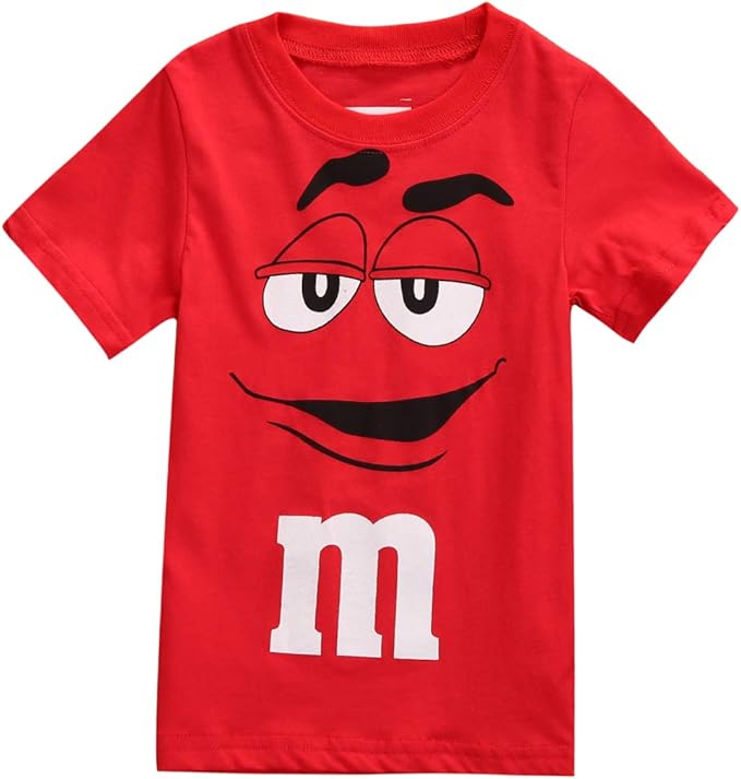 Playera de algodón de manga corta para niños con diseño de dibujos ...