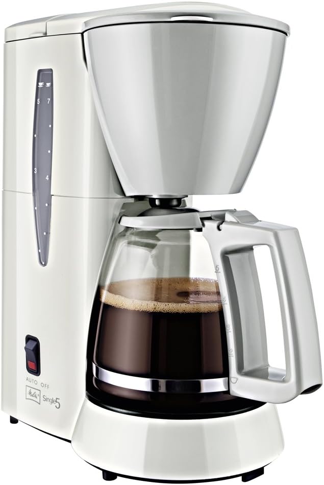 Melitta Cafetera de filtro con jarra de vidrio, Para 5 tazas de café ...