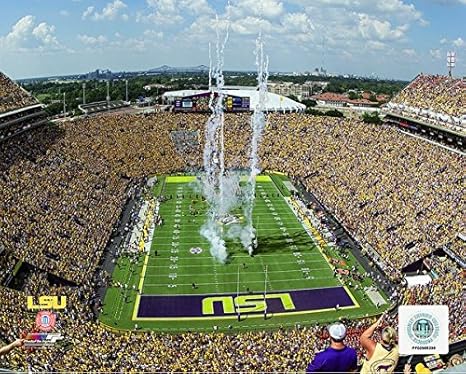 Amazon.com: NCAA LSU Tigers Football Stadium Photo (8" x 10"): Posters ...