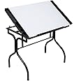 Amazon.com: Studio Designs Folding Modern Top Adjustable Drafting Table ...