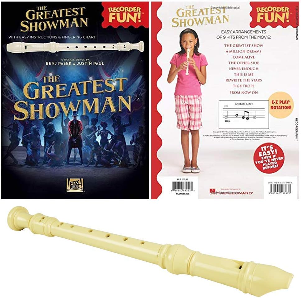The Greatest Showman Recorder Book and Recorder Bundle Pack – BigaMart
