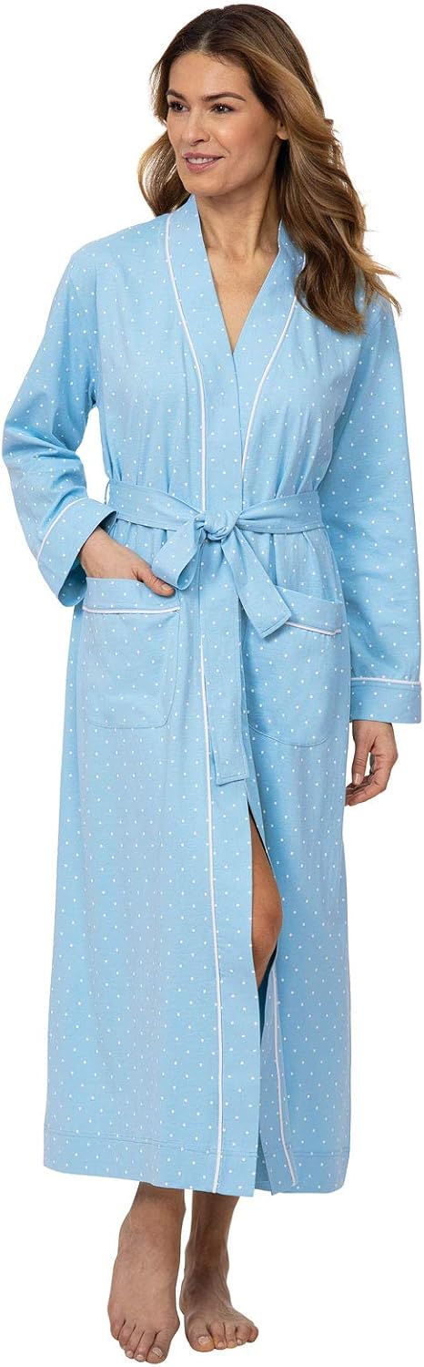 PajamaGram Long Women's Cotton Robes - Soft Robe Womens: Amazon.ca ...