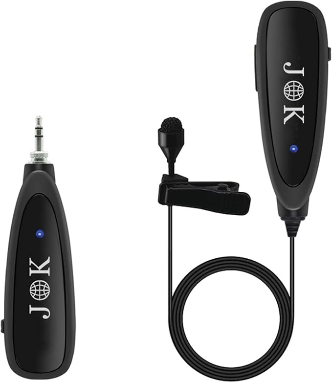 Amazon.com: JK MIC-J 044 Wireless Microphone System, 2.4G Wireless ...