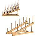 Amazon.com - 2 Pack Plate Stands For Display,Wooden Plate Holders for ...