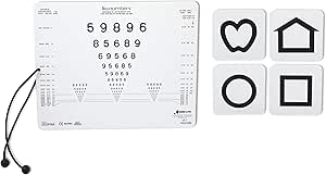 Amazon.com: LEA Symbols® & LEA Numbers® Near Vision Card: Health ...