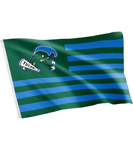 College Flags & Banners Co. Tulane University Green Wave
