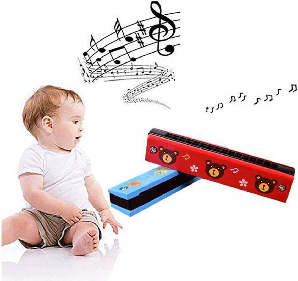 16-Hole Harmonica,Biluer 4PCS Children Harmonica Double Row Harmonica ...
