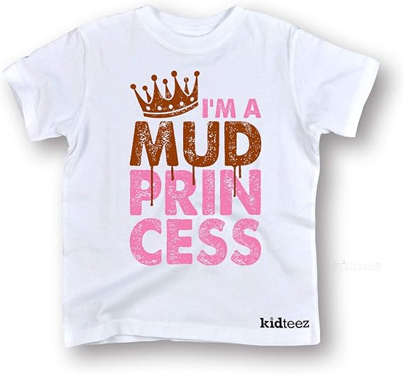 Amazon.com: Instant Message I'm A Mud Princess Royalty Crown-Toddler T ...