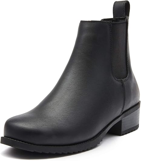 Comfy Moda Women's Chelsea Boots | Waterproof | Leather | Fleece Lined ...