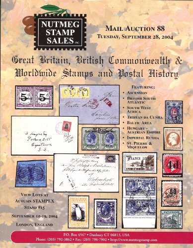 Nutmeg Stamp Sales - Great Britain, British Commonwealth & Worldwide ...