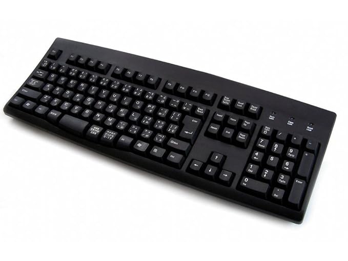 Japanese keyboard, black, USB and PS/2: Amazon.co.uk: Computers ...