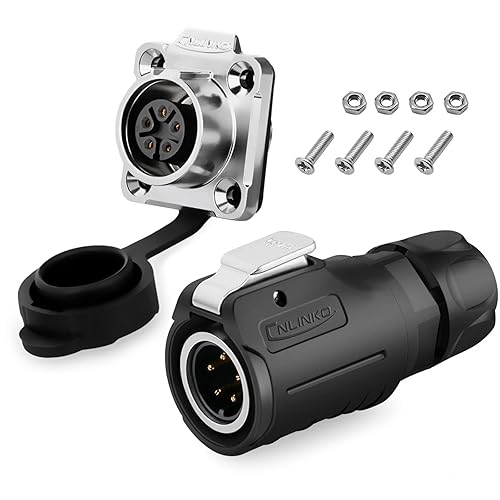 5 Pin Connector Waterproof Connector, Industrial Solder Connector ...