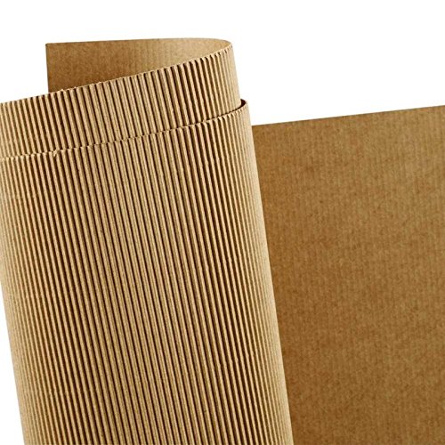 Corrugated Card, sheet 50x70 cm, weight 120 cm, 10sheets: Amazon.co.uk ...