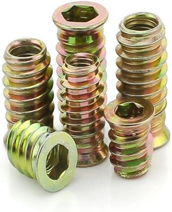 Inserto in legno dado mobili legno inserti filettati dadi D inserto ...