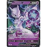Amazon.com: Mew V & Vmax Card Set - Fusion Strike 113/264 & 114/264 - Pokemon Ultra Rare Card ...