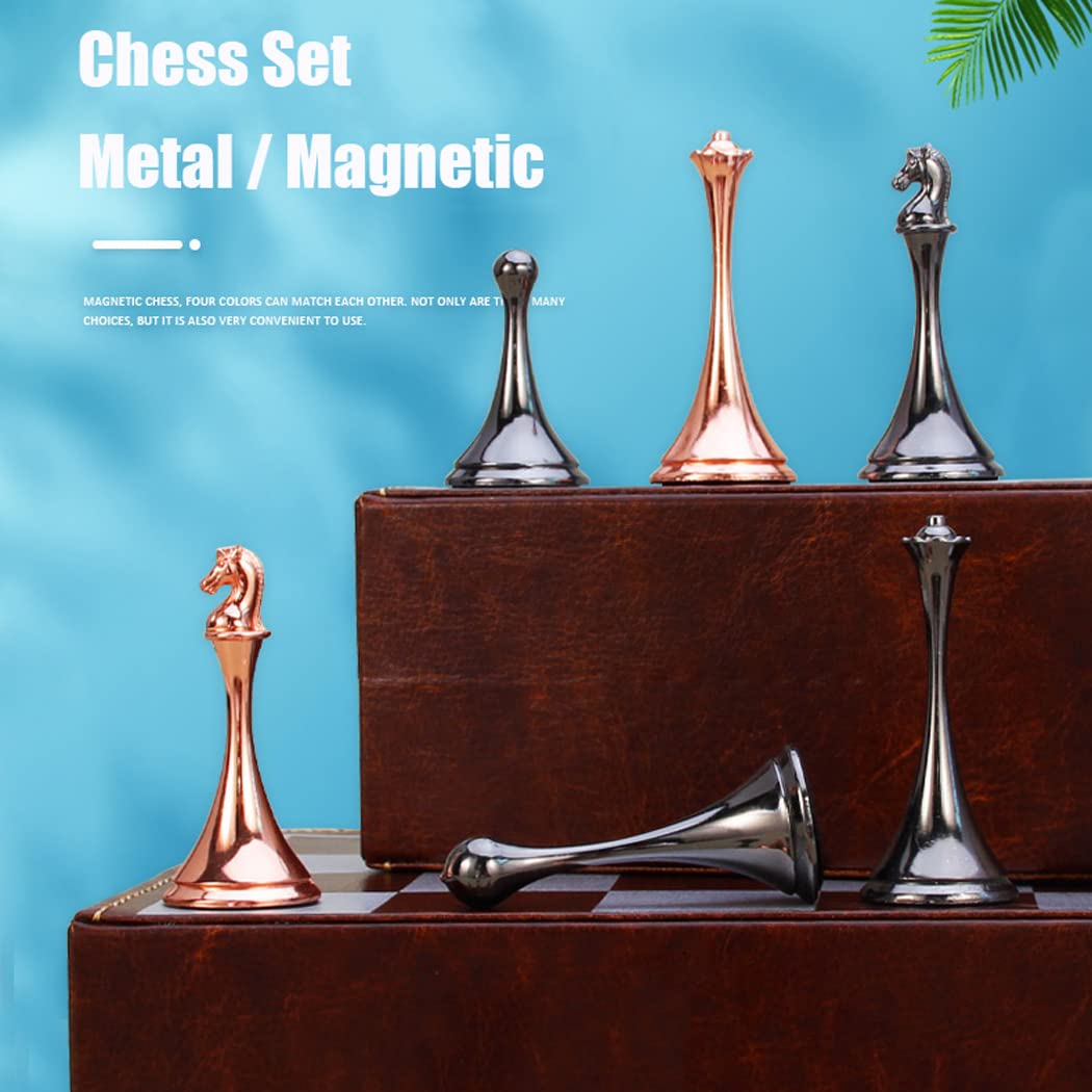 Mua Chess Set, Magnetic Travel Chess Set, Large Metal Deluxe Chess ...