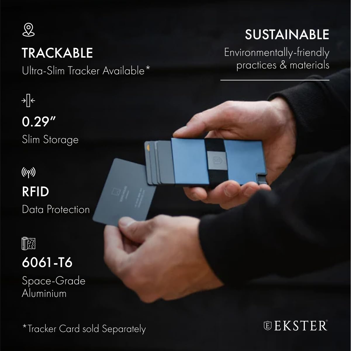 Mua Carbon Cardholder smart wallet built for quick access. trên Amazon ...