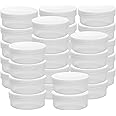 Amazon.com: FUNSUEI 30 PCS Round Clear Plastic Bead Storage Containers ...