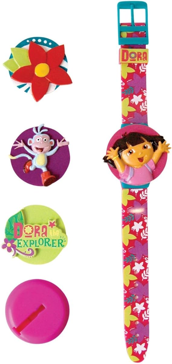 Dora the Explorer Interchangeable Head Watch: Amazon.co.uk: Watches
