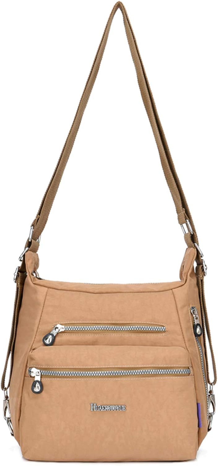 HUAERYOUYUE Women Satchel Casual Shoulder Bag Waterproof Daypack Travel ...