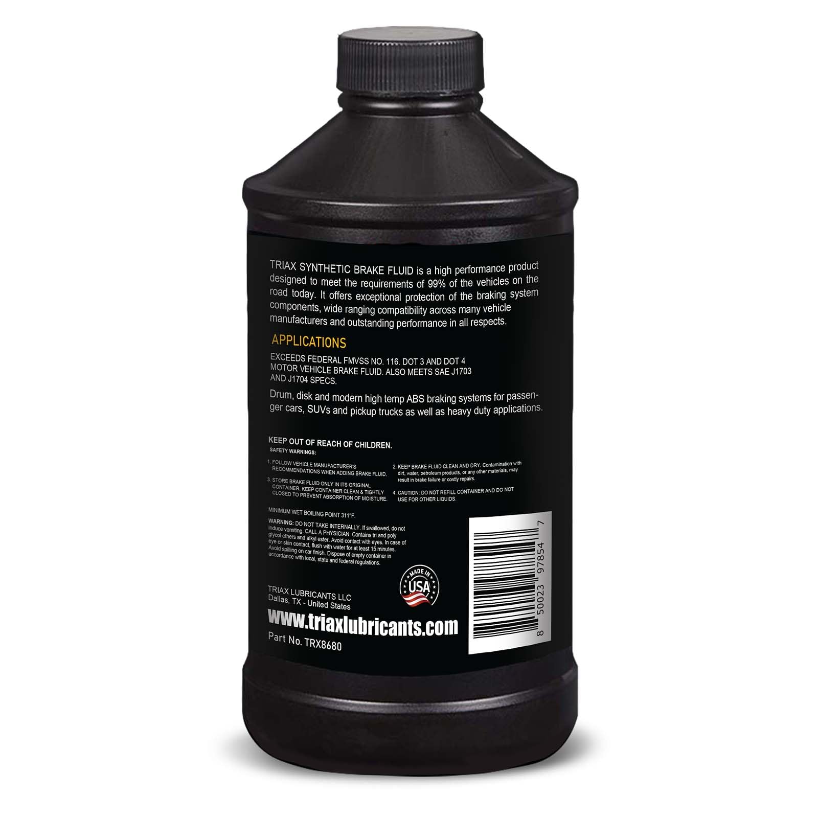 Mua Brake Fluid DOT 3&4 - Full Synthetic, High Temp, Heavy Duty, All ...