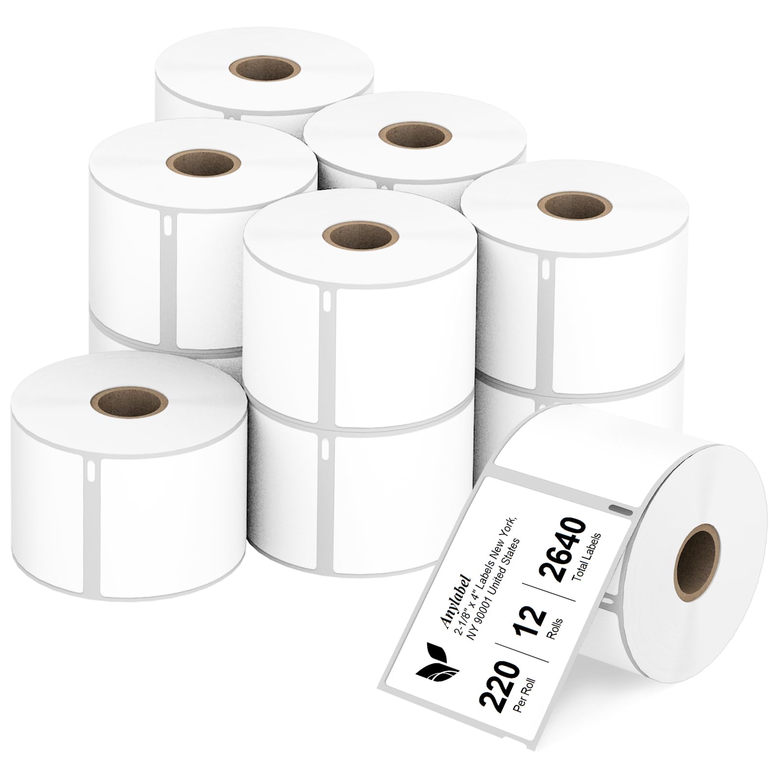 Anylabel Compatible 2-1/8" x 4" Direct Thermal Labels Replacement for DYMO 30323 Address ...