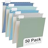 Amazon.com : Y YOMA 12 Pack Colored Hanging File Folders Letter Size ...