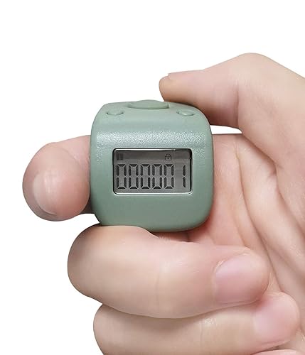 Arvakr Rechargeable Silent Finger Counter 6 Channels Digital Tasbih ...