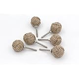 Amazon.com: RII 6 Rope Doorknobs Nautical Twisted Decorative Jute ...