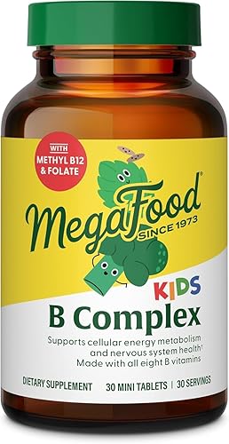 MegaFood Kids B Complex - B Complex Vitamin Supplement, 8 B Vitamins ...