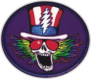 Amazon.com - Dye the Sky Grateful Dead Psycle Sam - Small Sticker/Decal ...
