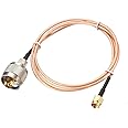 Amazon.com: uxcell SMA Male to UHF PL-259 Male RG316 RF Coaxial Coax Cable 6 Feet for Base to ...