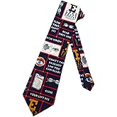 Amazon.com: Steven Harris Mens Optometrist Eye Chart Necktie - Black ...