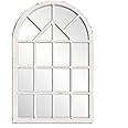 Amazon.com: Barnyard Designs Grid Mirror 30x47 Wood Cathedral Window ...